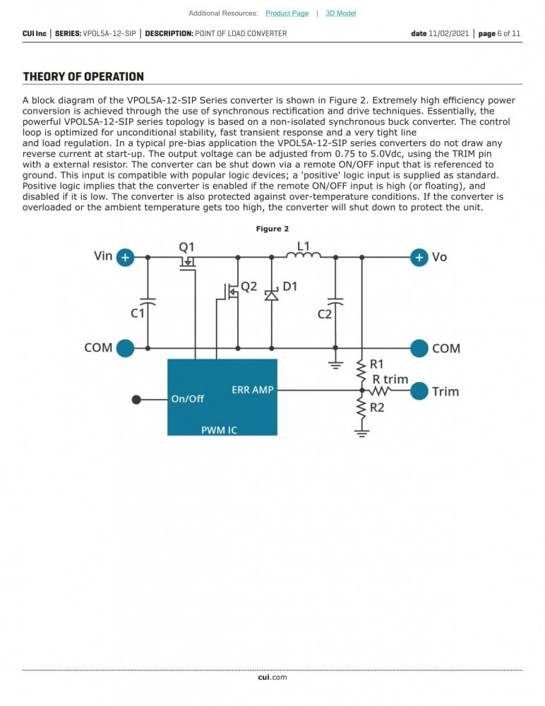 VPOL5A-12-SIP datasheet page 6
