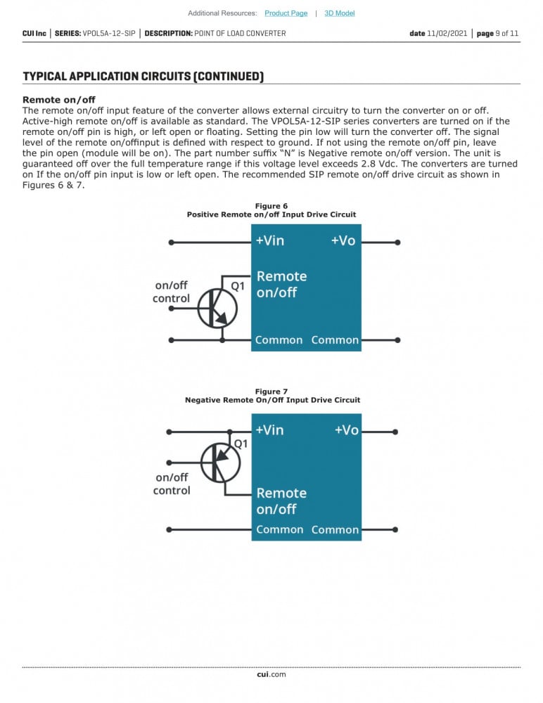 VPOL5A-12-SIP datasheet page 9