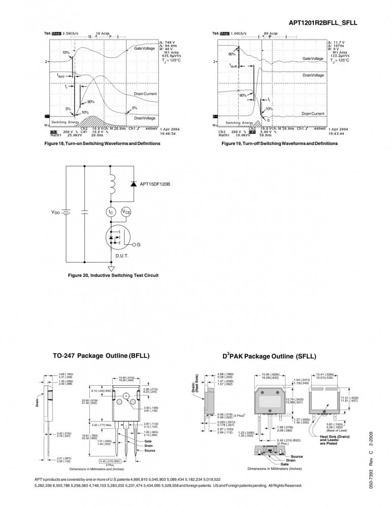 APT12080JVFR datasheet page 5
