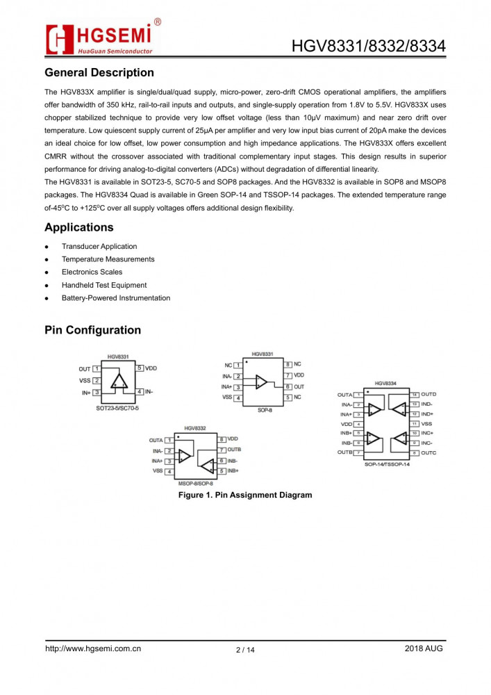 HGV8331M5/TR datasheet page 2