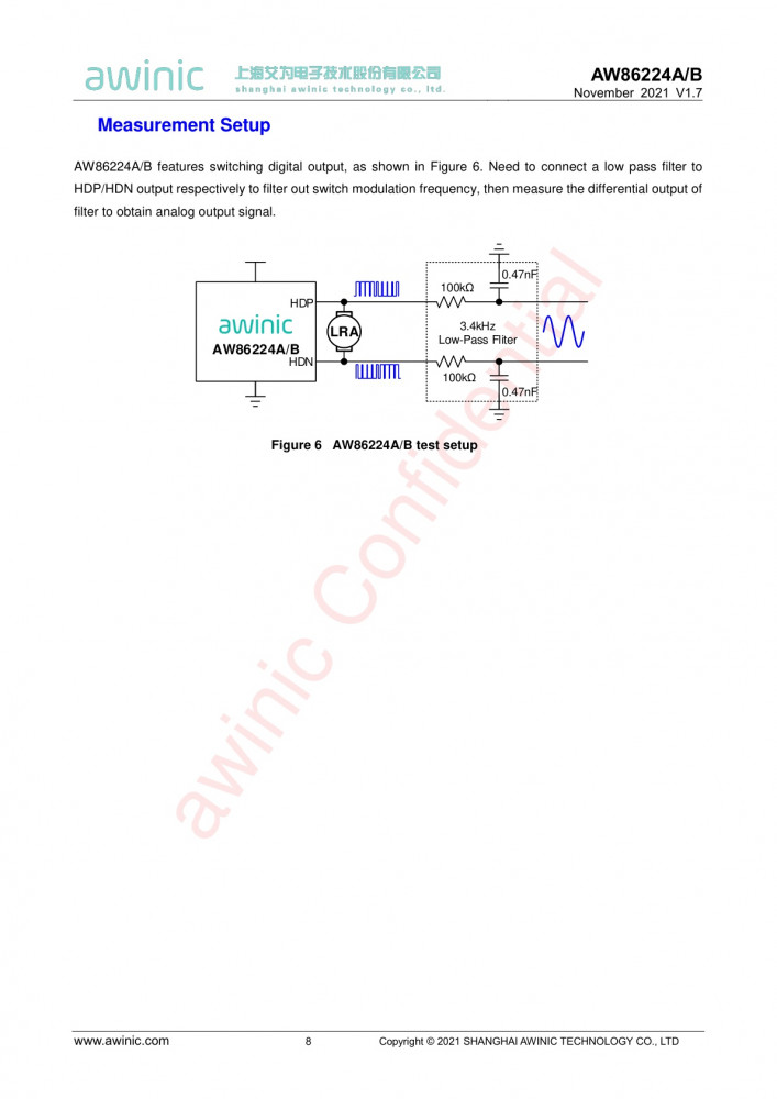 AW86224AFCR datasheet page 8