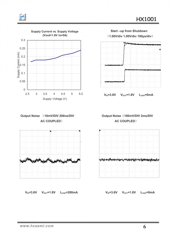 HX1001 datasheet page 6