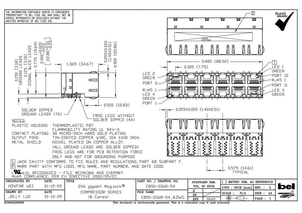 C850-2G6R-54 technical drawing page 2