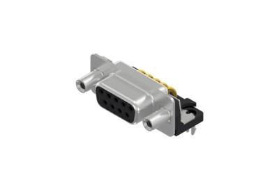 D-SUB Standard • 9-pos. • Socket • Solder pin angled .318