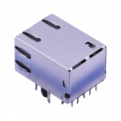 UDE Corp RB1-125B8G1A Modular Ethernet Connector Jack with Magnetics for sale