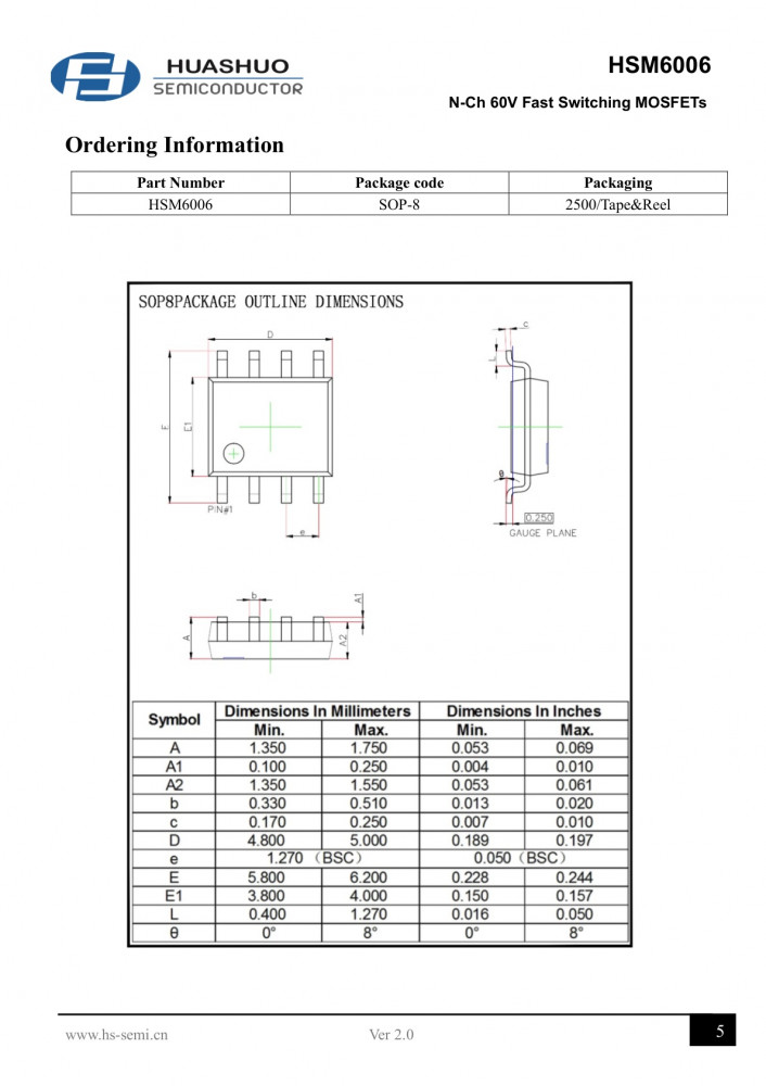 HSM6006 datasheet page 5
