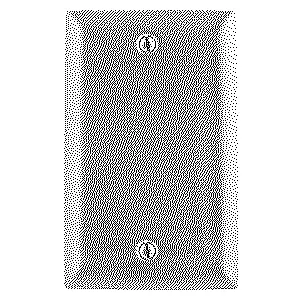Wallplates and Boxes, Metallic Plates, 1- Gang, Box Mounted Blank, 430 Stainless Steel for sale