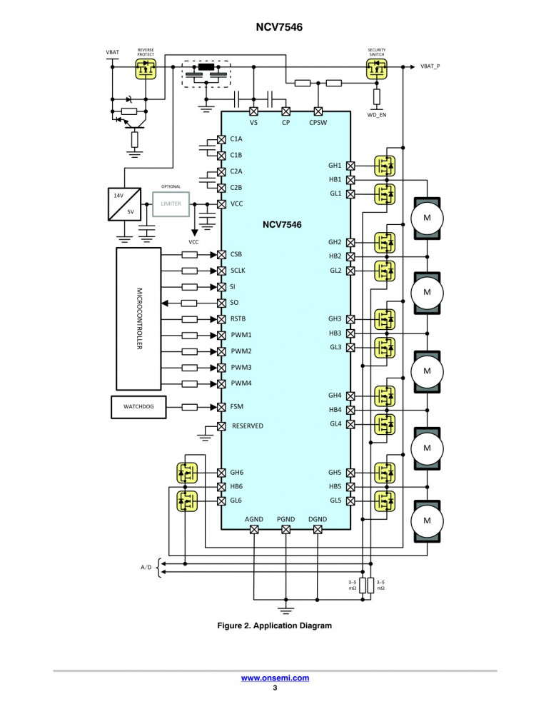 NCV7546 datasheet page 3