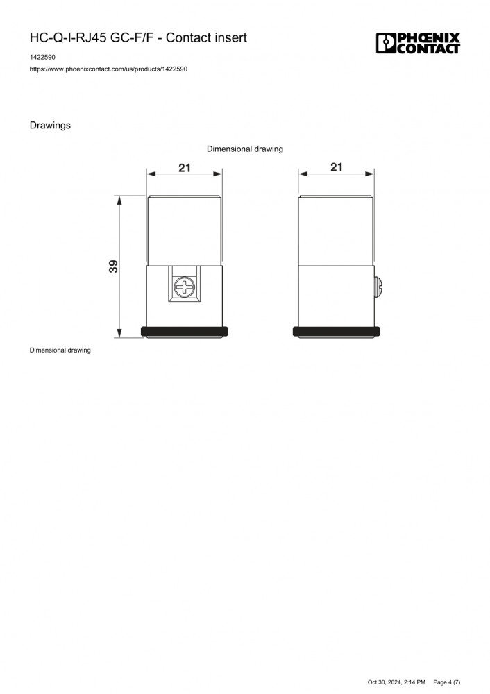 Phoenix Contact 1422590 technical document page 4