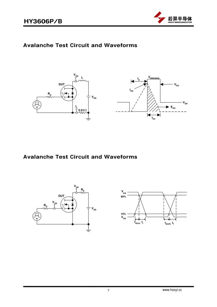 HY3606B datasheet page 7