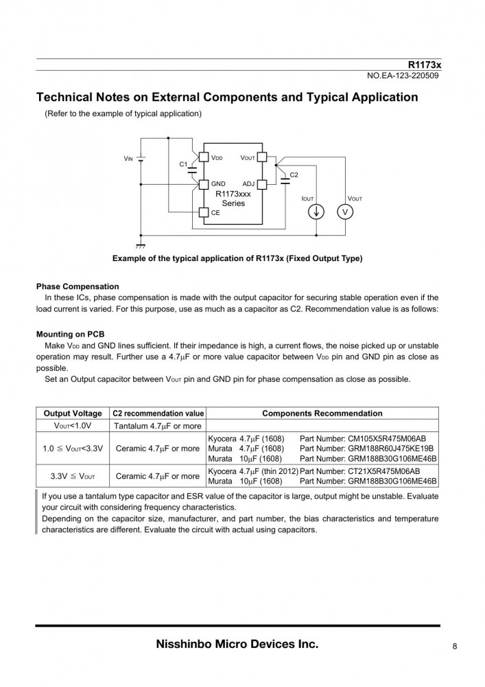 R1173 datasheet page 8