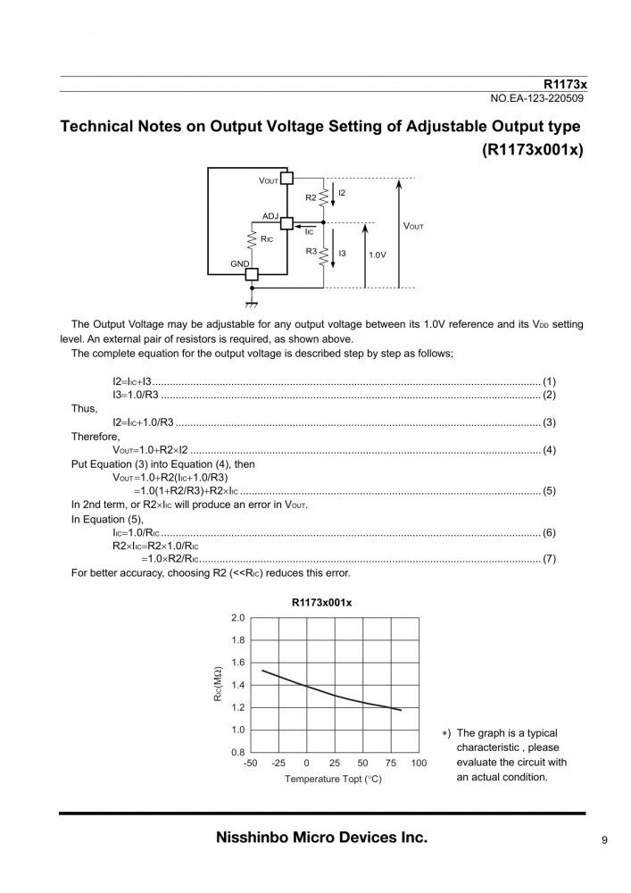 R1173 datasheet page 9