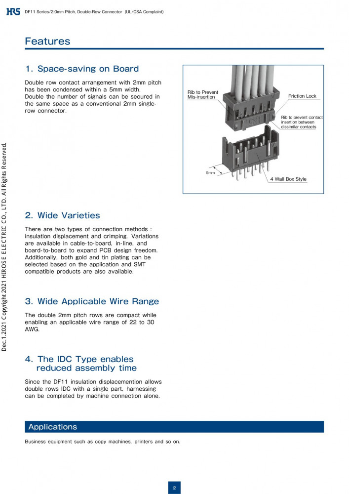 HRS DF11 catalog page 2