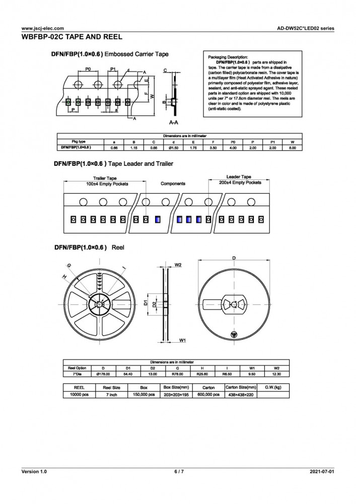 AD-DW52C3V0LED02 datasheet page 6