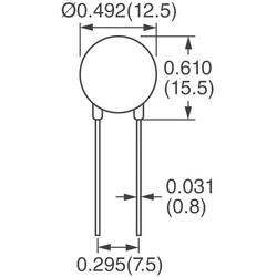 BOURNS MOV-07D220KTR Metal Oxide Varistor (MOV) Chip