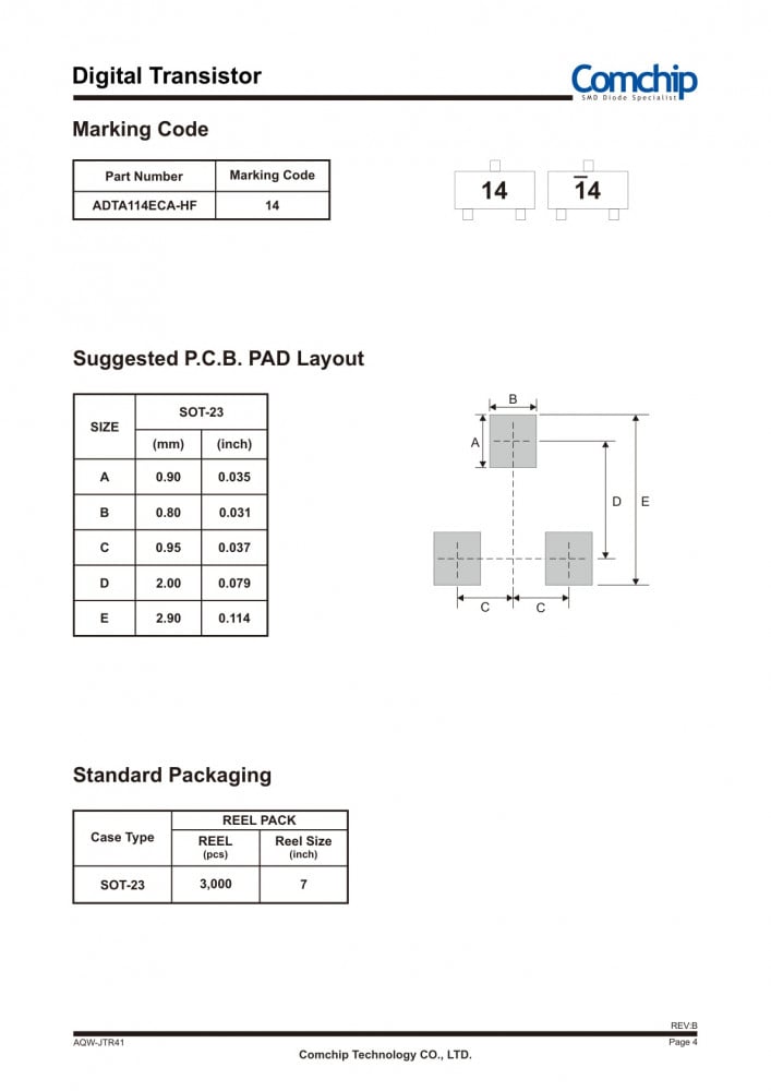 ADTA114ECA-HF datasheet page 4