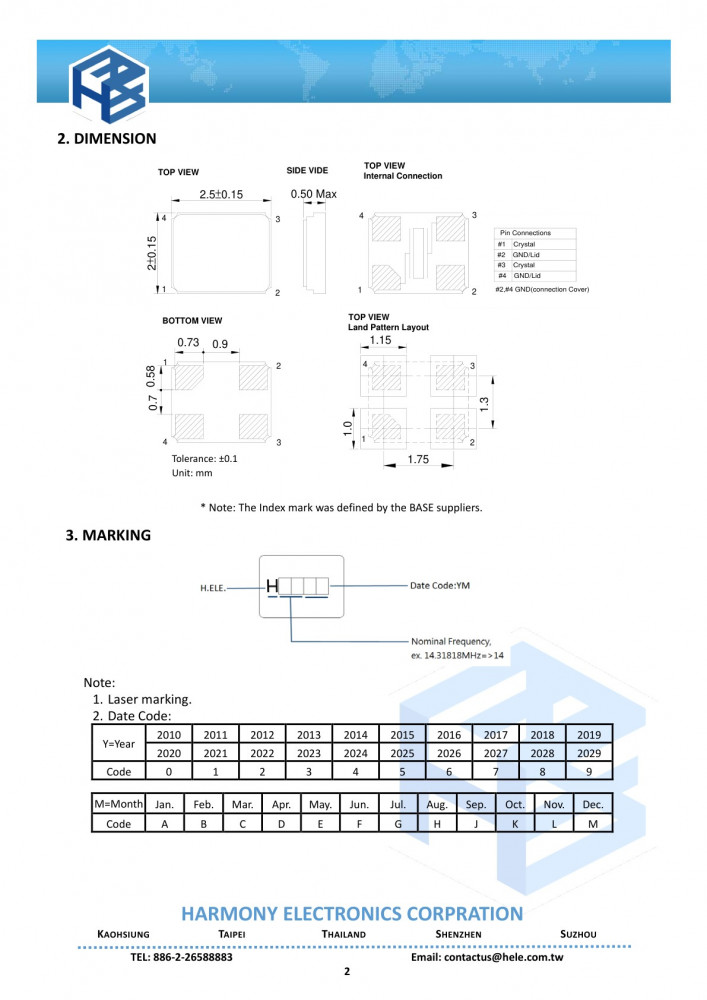 X2B012000B91H-U datasheet page 5