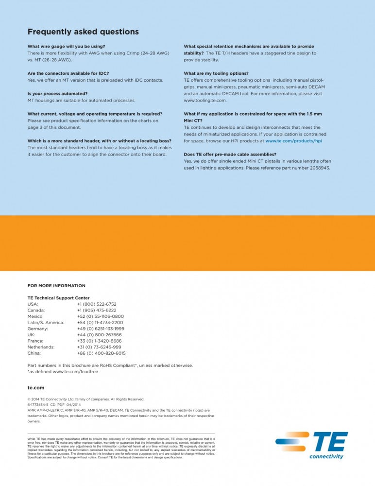 AMP Mini CT document page 6