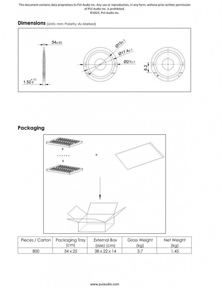 HD-PAC2102 product document, page 2