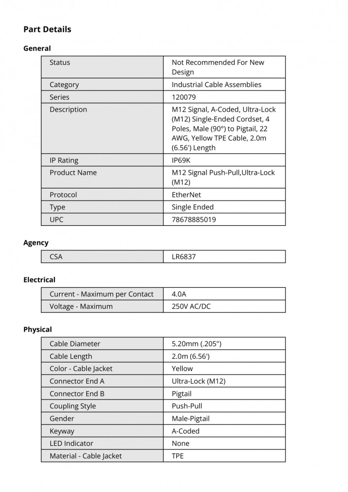 Molex 120079 product drawing page 2