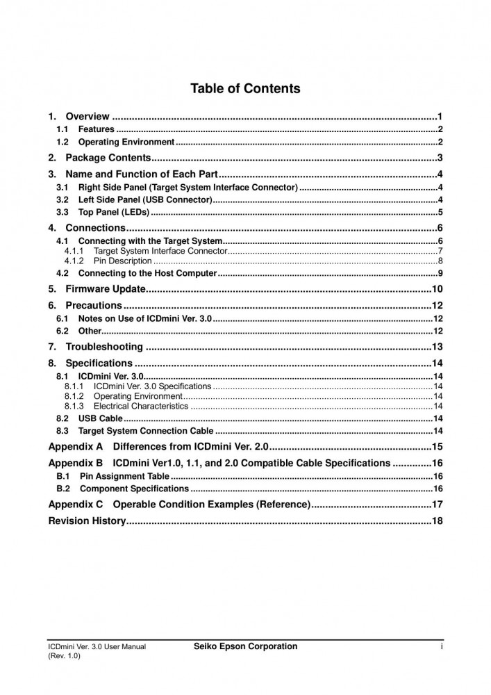 S5U1C17001H3100 documentation page 3