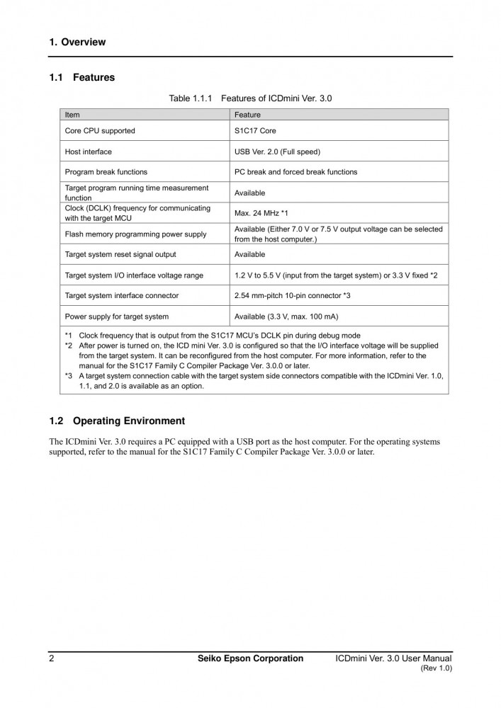 S5U1C17001H3100 documentation page 5