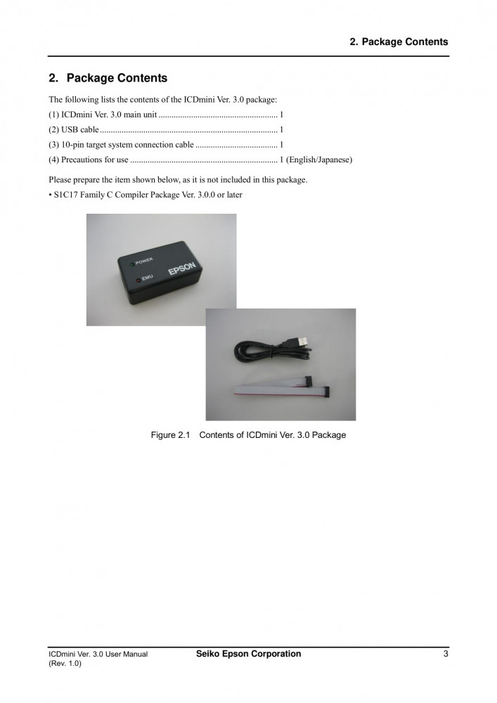 S5U1C17001H3100 documentation page 6