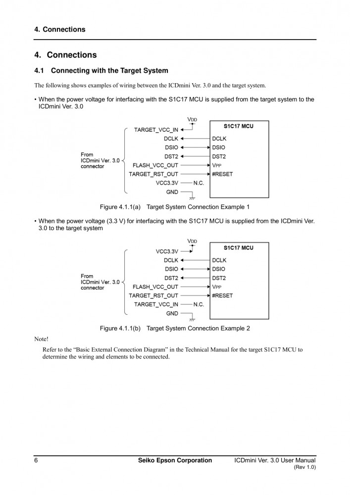 S5U1C17001H3100 documentation page 9