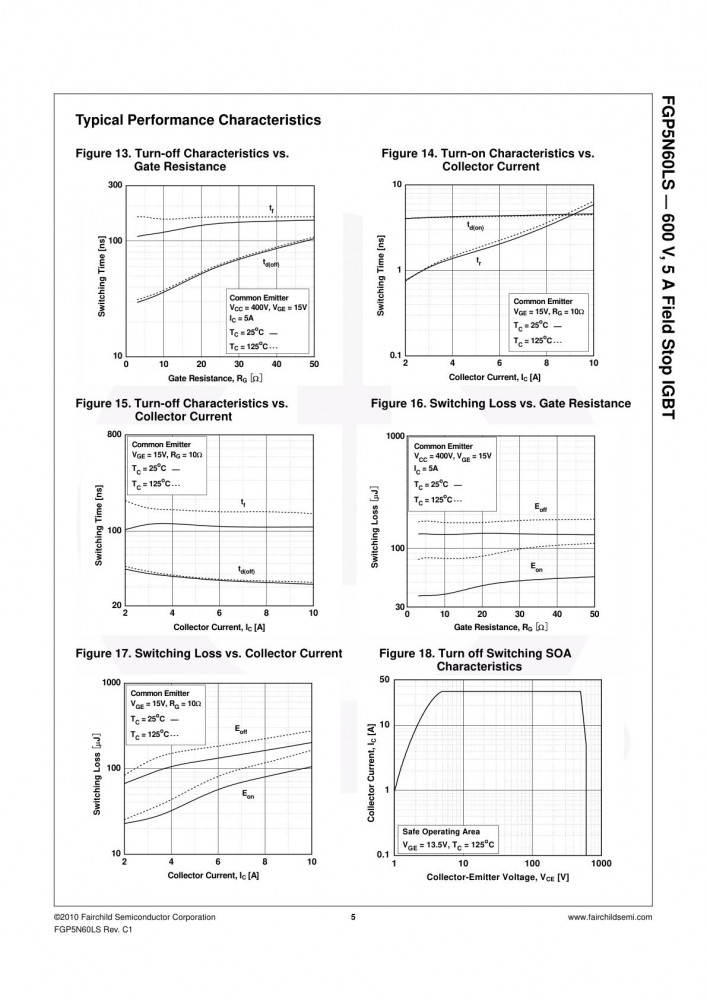 FGP5N60LS datasheet page 6
