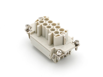 Heavy-Duty Crimp Contact Insert, Female, 10-Pole, 16A, for Crimp Contacts, Size 10B «57x27» for sale