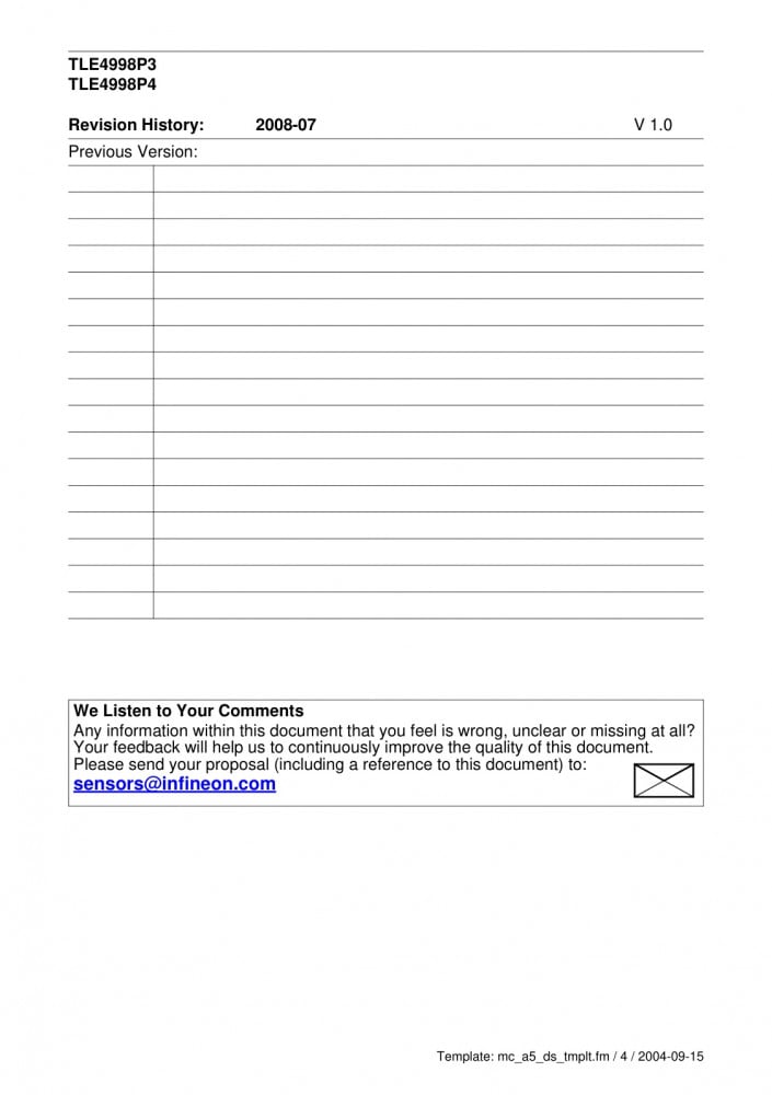 TLE4998P3 datasheet page 3