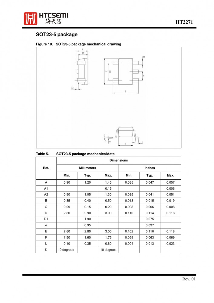 HT2271ARTZ datasheet page 6
