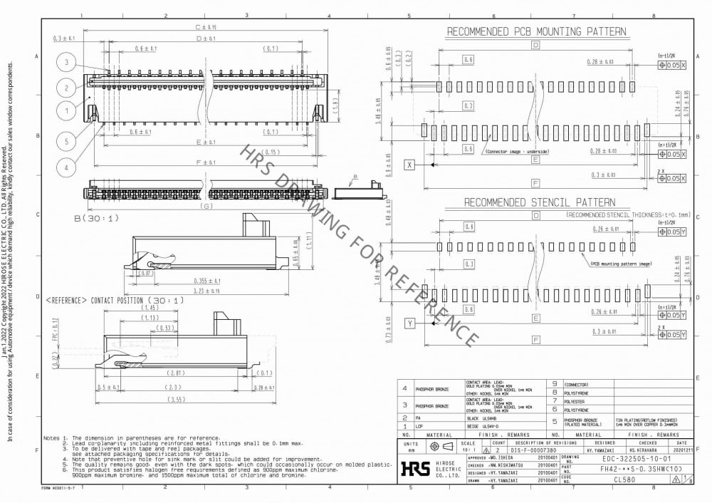 HRS FH42 drawing page 1