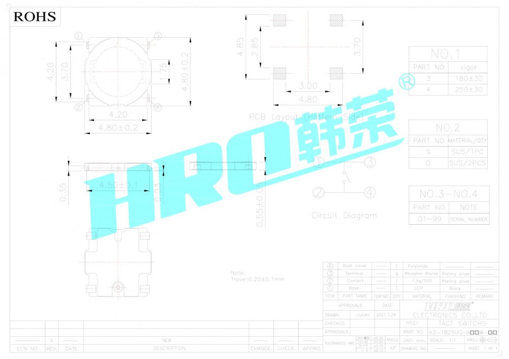 K2-1829UQ-A4SW-06 technical drawing