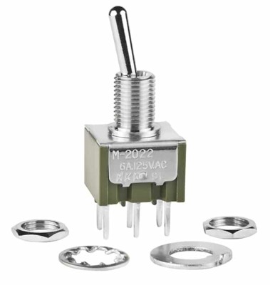 Angle PC Mount Miniature Toggle