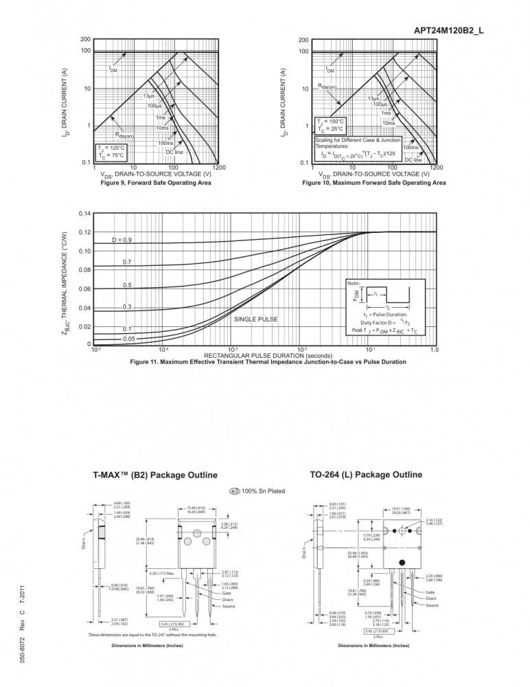 APT24M120L datasheet page 4