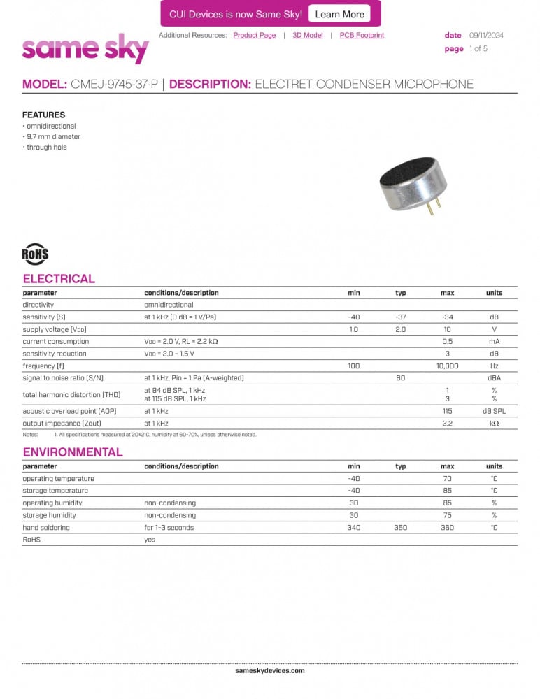 CMEJ-9745-37-P datasheet page 1