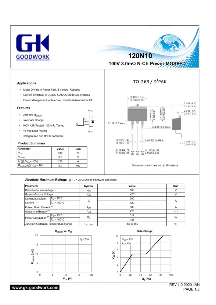 120N10 technical document page 1