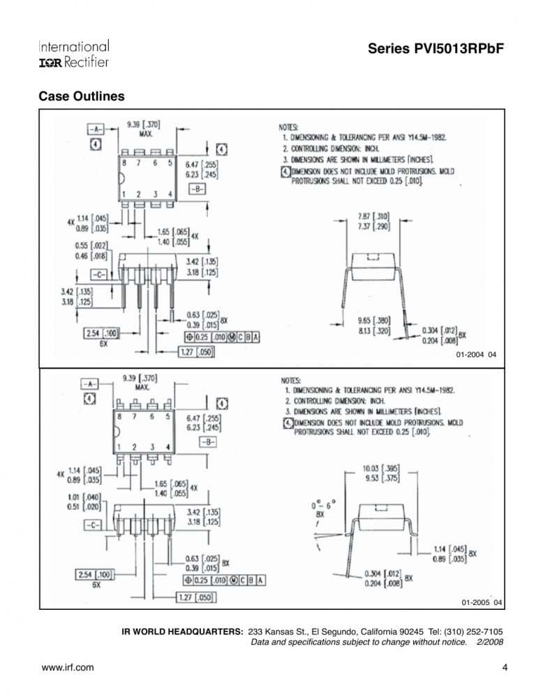 PVI5013RPBF datasheet page 4