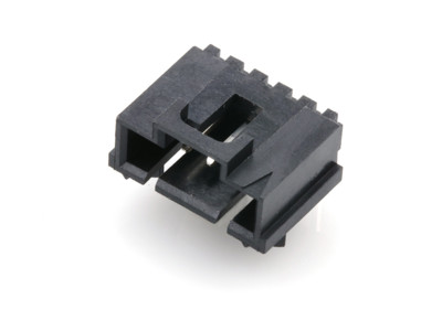 2.54mm Pitch SL Header, Single Row, Right Angle, 3.05mm Pocket, Shrouded, with Press-fit Plastic Peg, 25 Circuits, 0.76µm Gold (Au) Selective Plating, Tin (Sn) PC Tail Plating