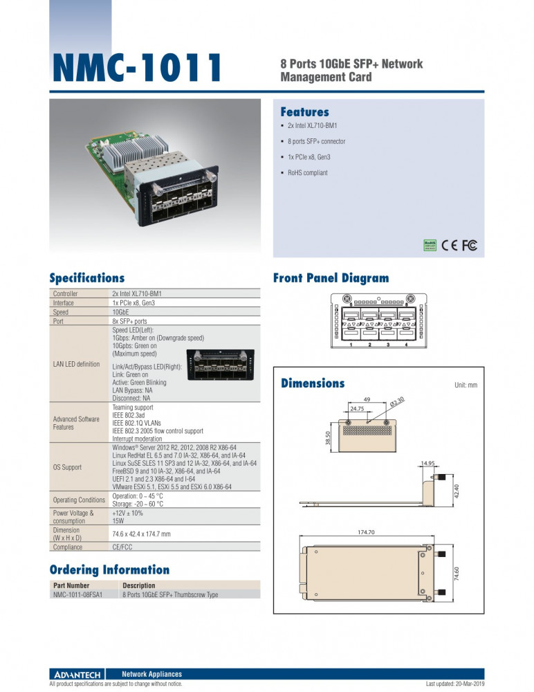 NMC-1011 product document image