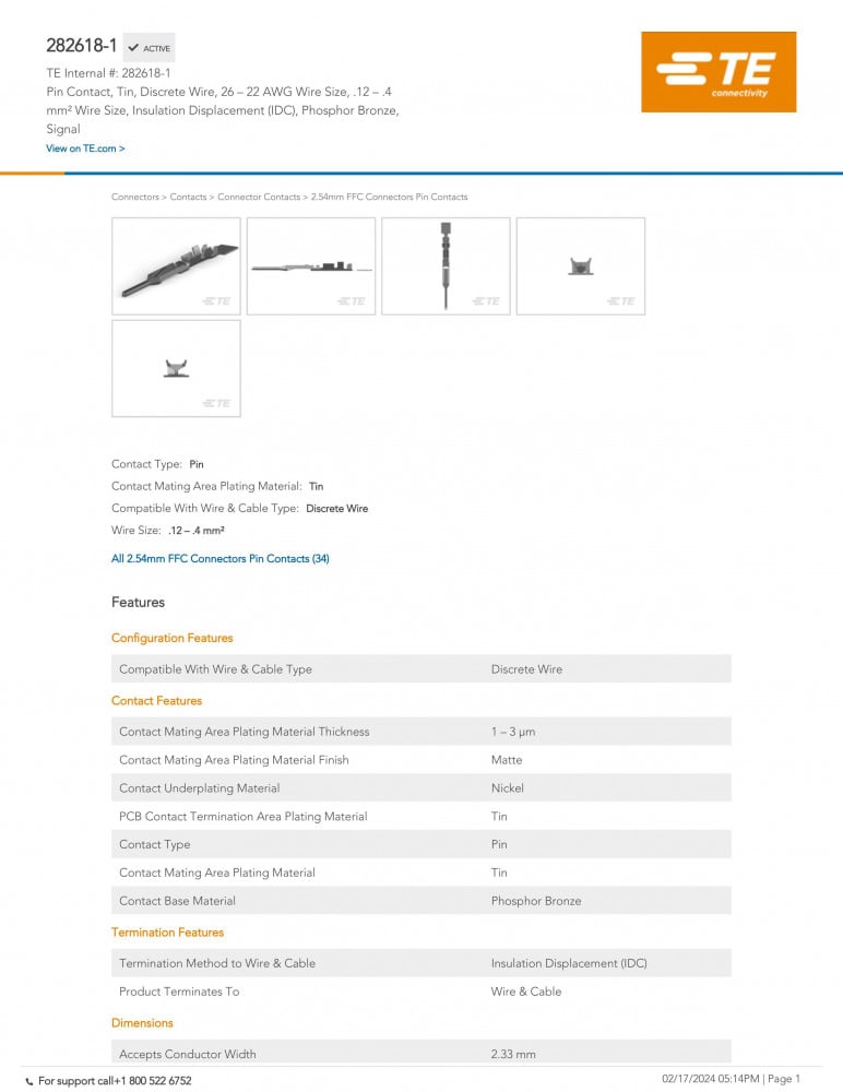 282618-1 technical document page 1
