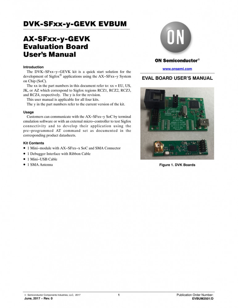 Evaluation board user manual page 1