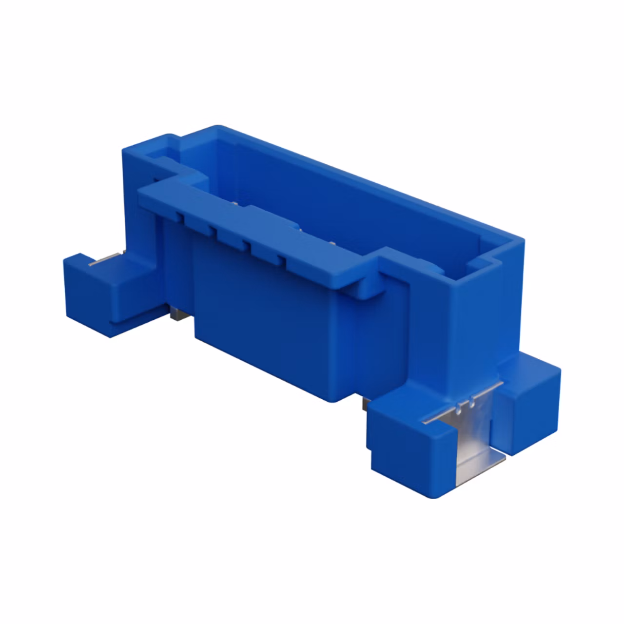 DuraClik Wire-to-Board Header, Single Row, Vertical, 8 Circuits, Tin (Sn) Plating, Blue for sale