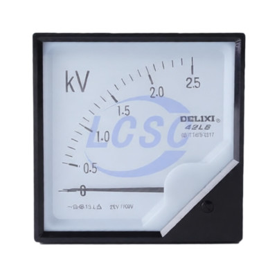 Delixi Electric 42L6V200V Analog Voltmeter Chip for Precision Voltage Measurement