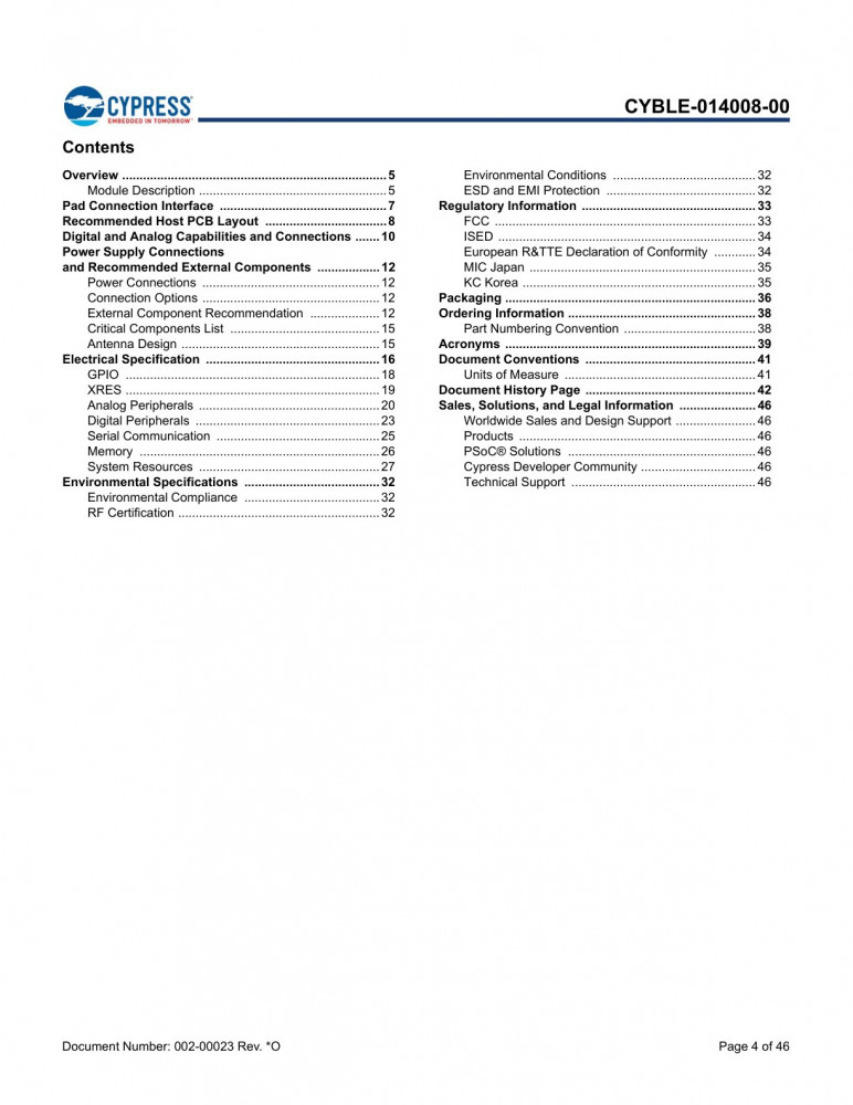 CYBLE-014008-EVAL technical document page 5