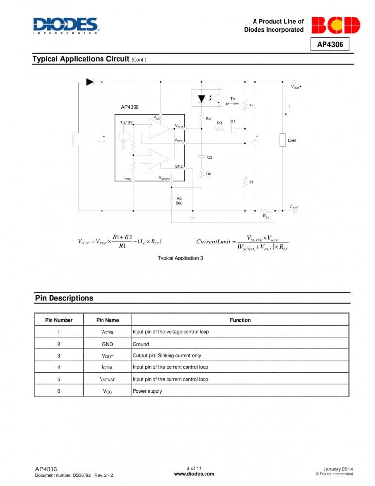 AP4306 datasheet page 3
