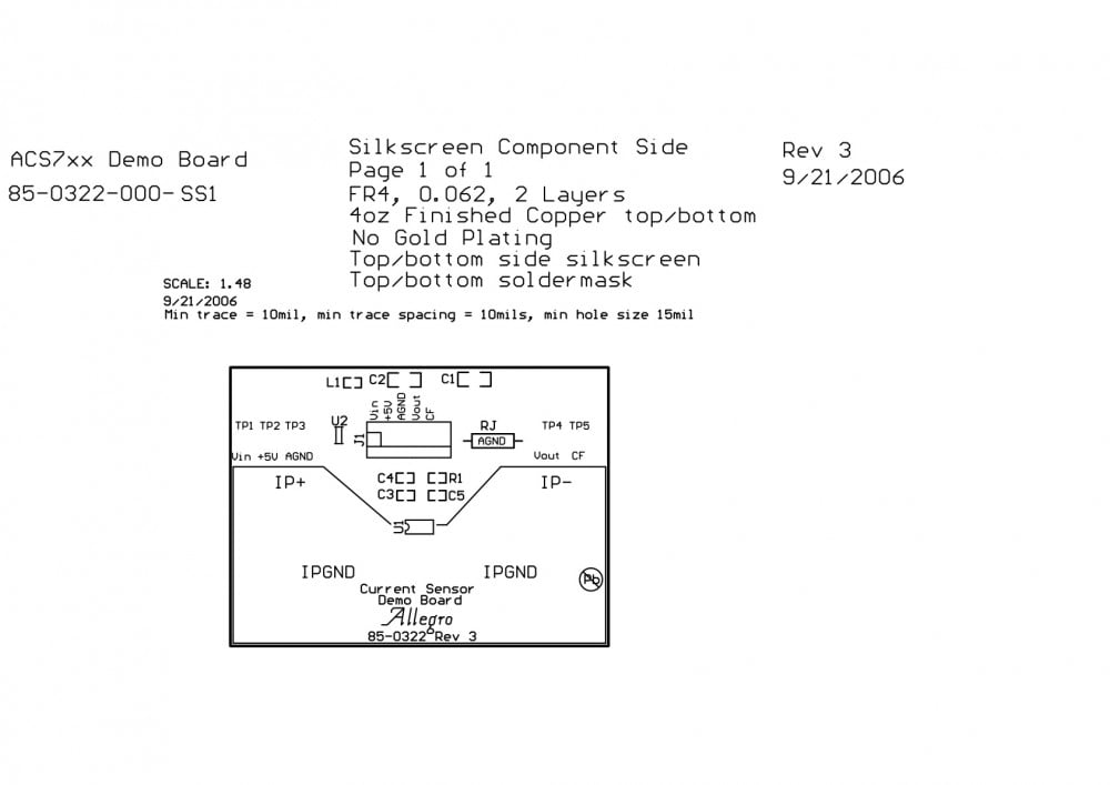 Allegro evaluation board document page 10