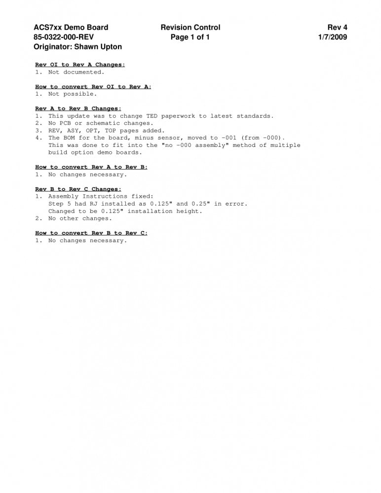 Allegro evaluation board document page 2