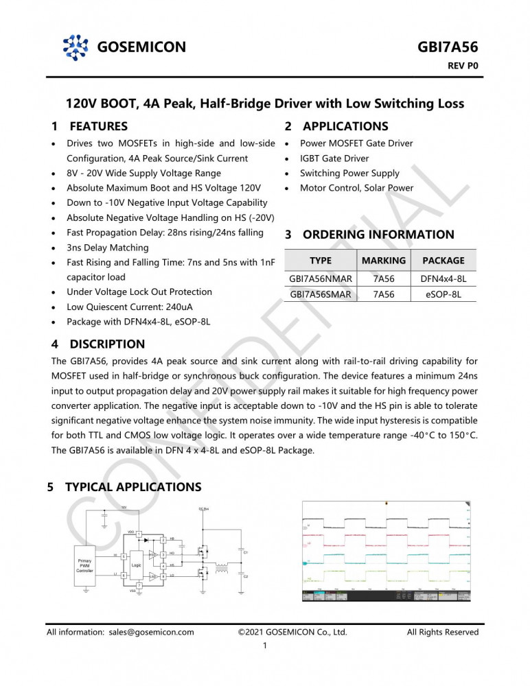 GBI7A56NMAR datasheet page 1